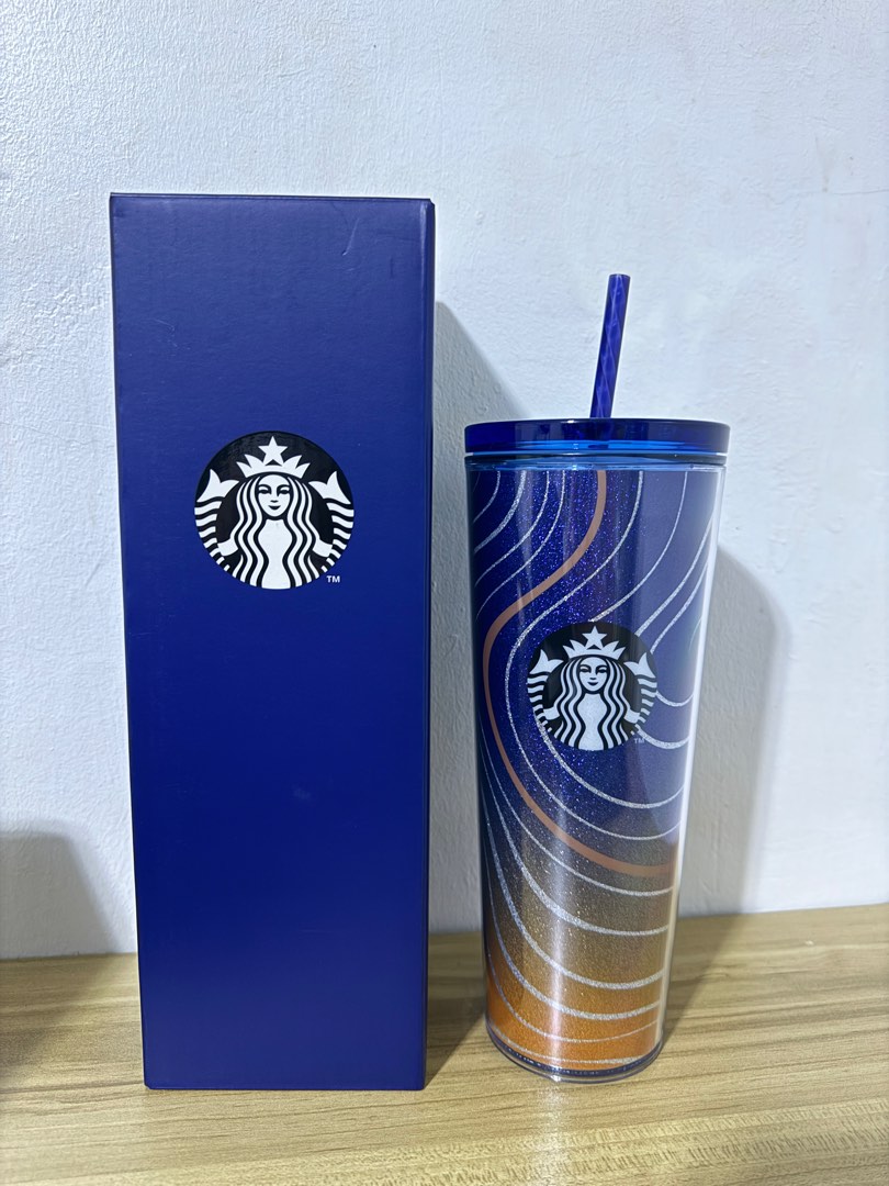 Starbucks 2025 Indigo Cold Cup, Furniture & Home Living, Kitchenware ...