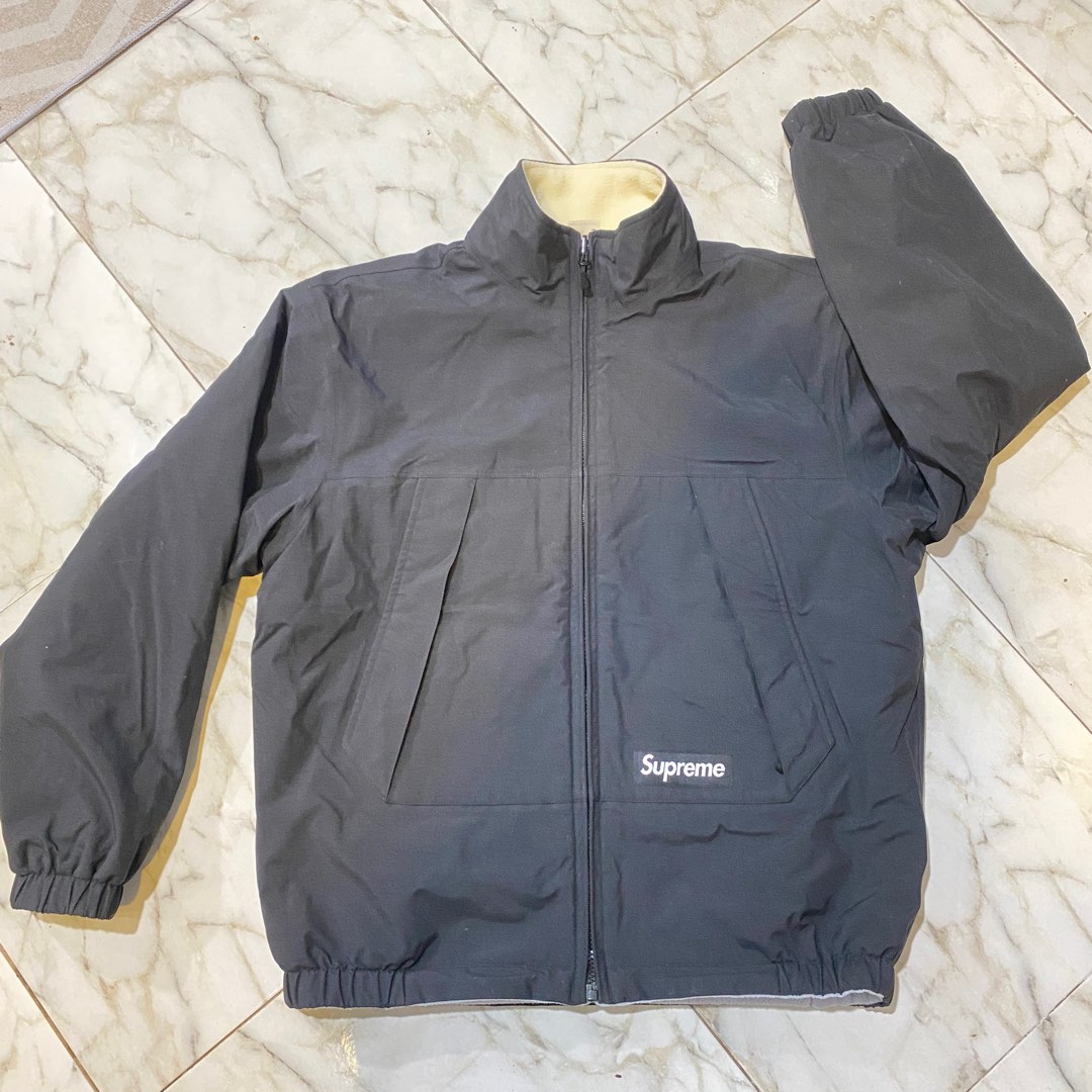 Supreme x GORE-TEX Reversible Polartec Lined Jacket Black, Men's ...