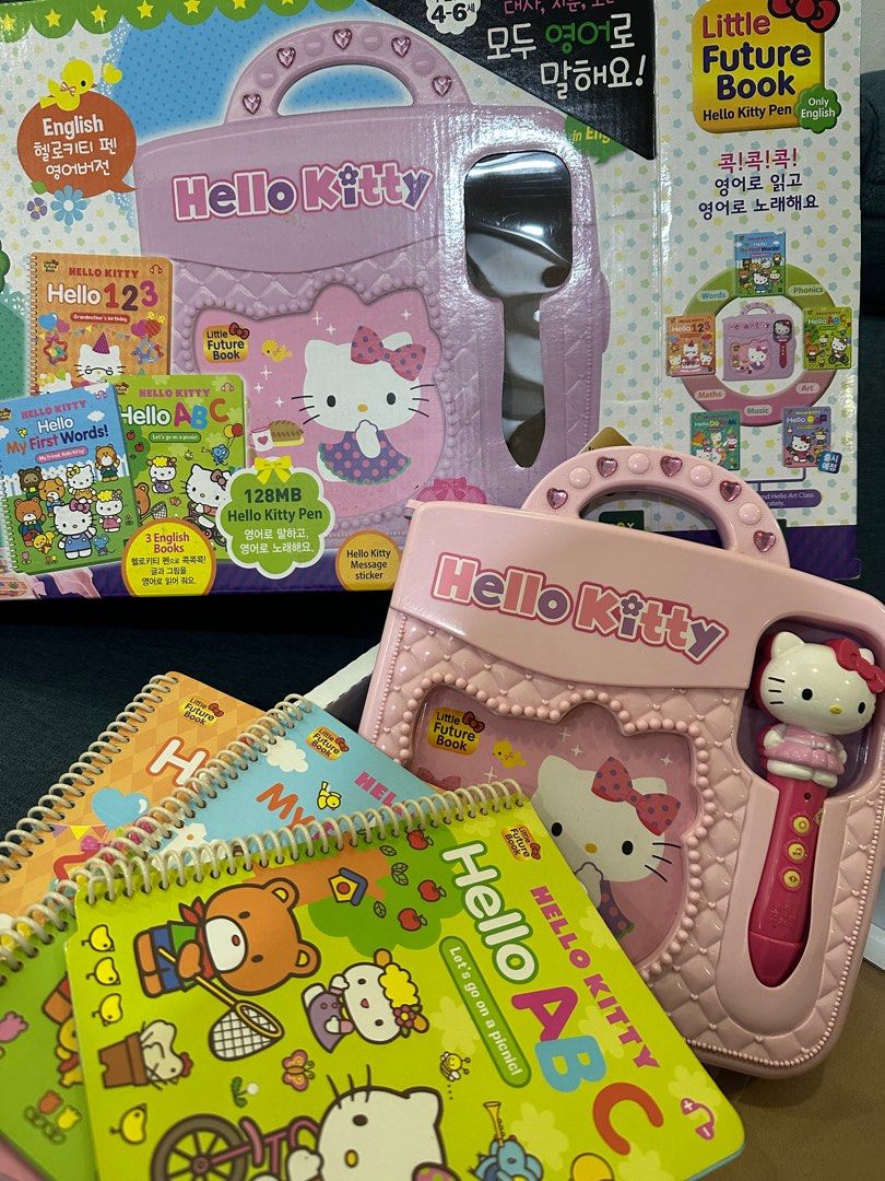 Toytron Hello Kitty Pen Book Set with Sounds and Musics, Hobbies & Toys ...