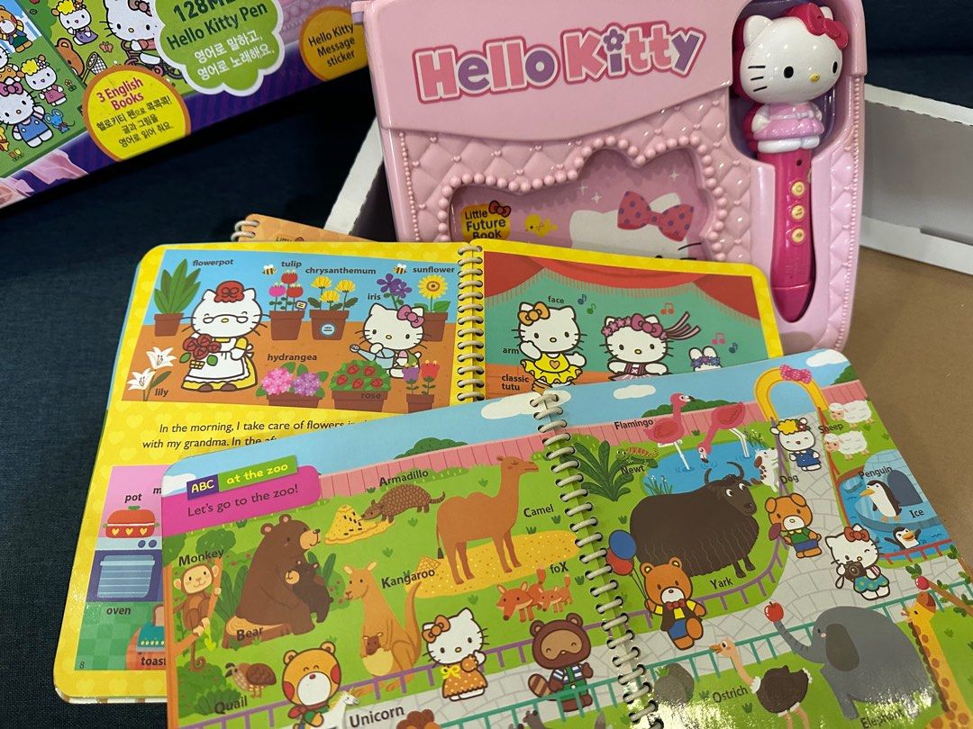 Toytron Hello Kitty Pen Book Set with Sounds and Musics, Hobbies & Toys ...