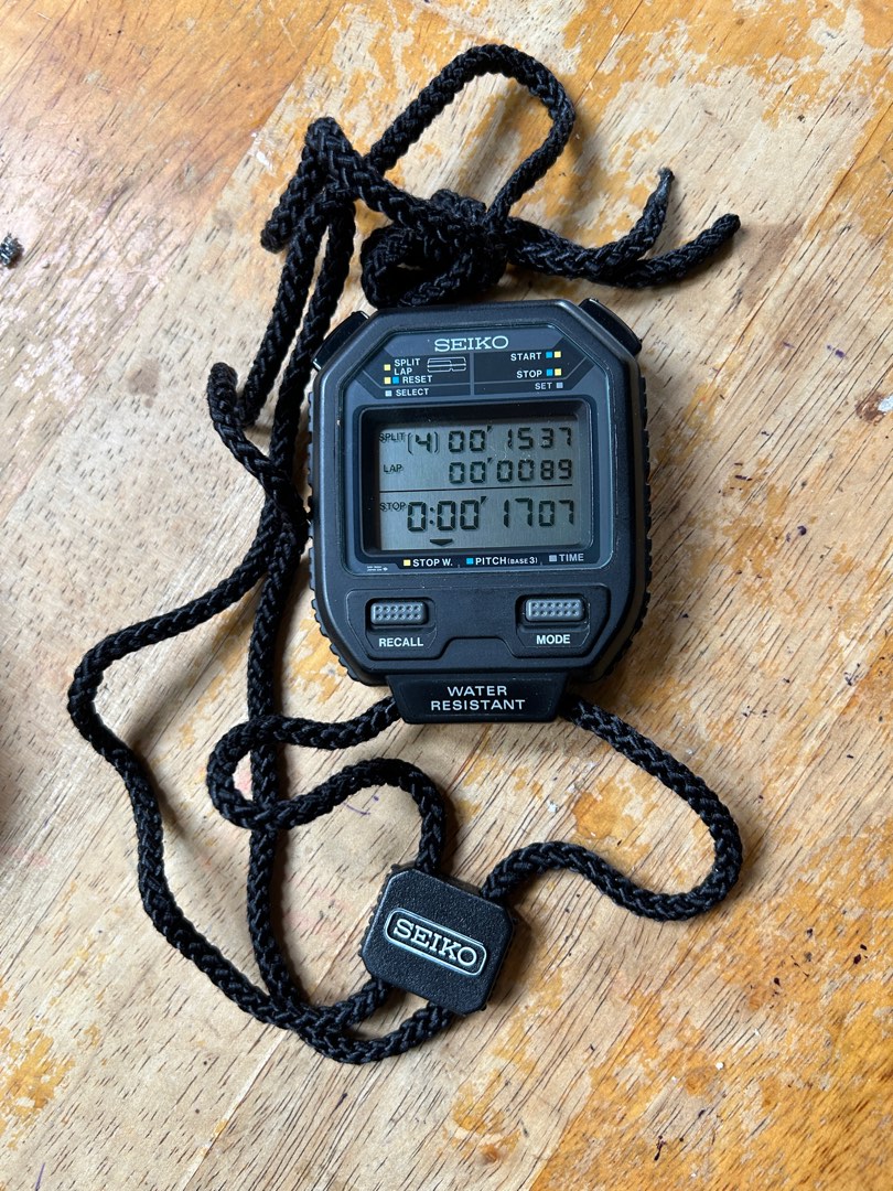 Vintage (1980's) SEIKO S101-5010 Professional Stopwatch - NEW OLD STOCK ...
