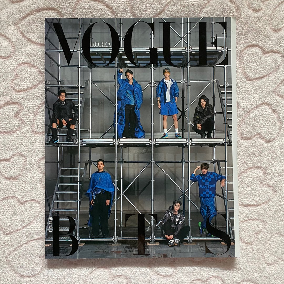 VOGUE Korea - BTS x Louis Vuitton January 2022 Issue, Hobbies & Toys, Books & Magazines ...