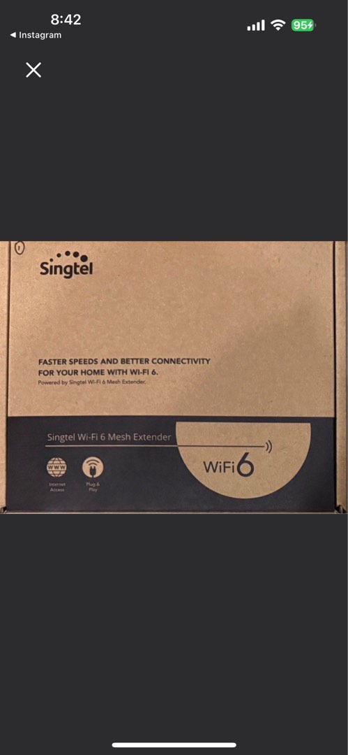 Wifi 6 - Mesh Extender Singtel Arcadyan brand, Mobile Phones & Gadgets ...