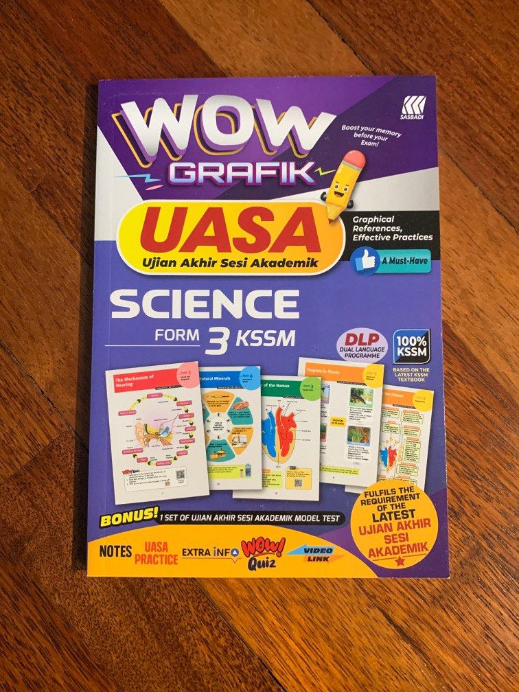 Wow Grafik UASA Science Form 3 (DLP), Hobbies & Toys, Books & Magazines ...