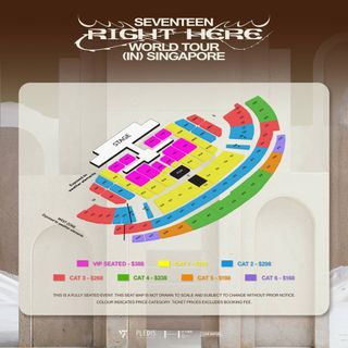 [WTS] 2 x CAT 3 svt concert tickets (WAYY BELOW COST PRICE!), Tickets ...