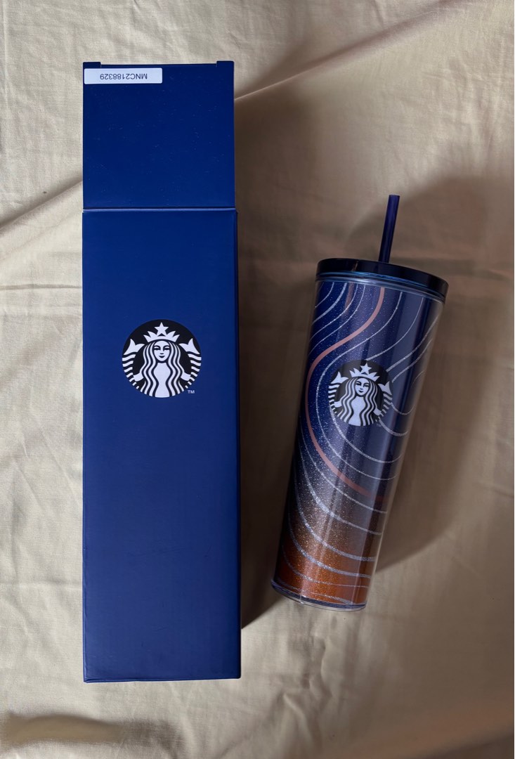 2025 Starbucks Traditions Indigo Cold Cup, Furniture & Home Living ...