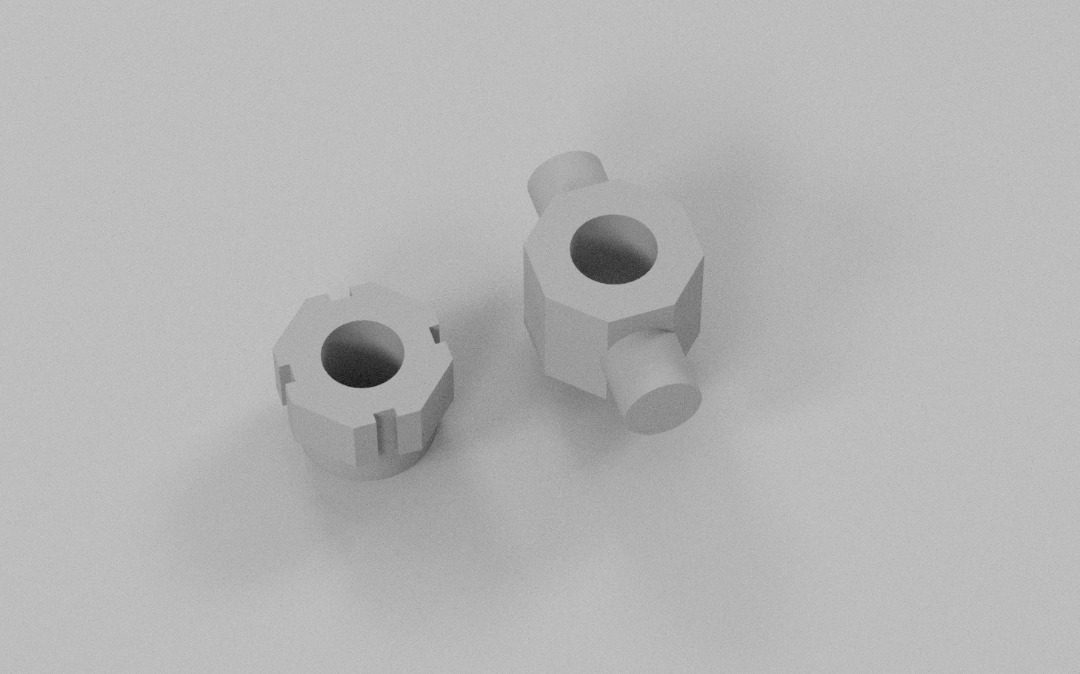 3d printed tough parts for RE 1/100 (replacing PC -210), 興趣及遊戲, 玩具 & 遊戲 ...