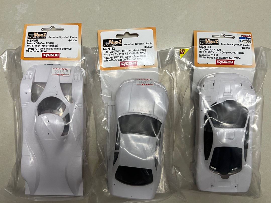 京商 Kyosho Mini-z Toyota GT-one TS020 Skyline GTR R33 AWD Mclaren F1 LM ...