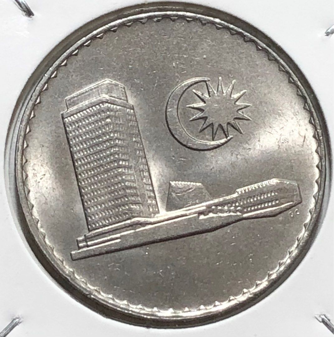 [ Syiling ] 50 Sen 1977 ( UNC ) Malaysia Parliament House, Hobbies ...