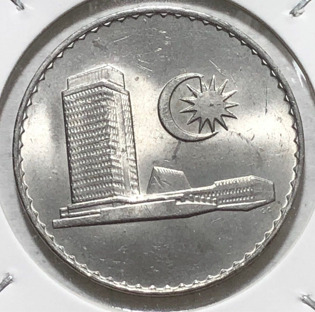 [ Syiling ]. 50 Sen 1980 ( UNC ) 1 st Series Malaysia Parliament House ...