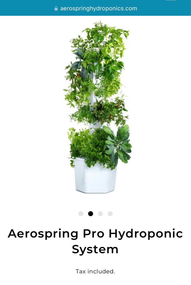 Aerospring Pro Hydroponic System, Furniture & Home Living, Outdoor ...