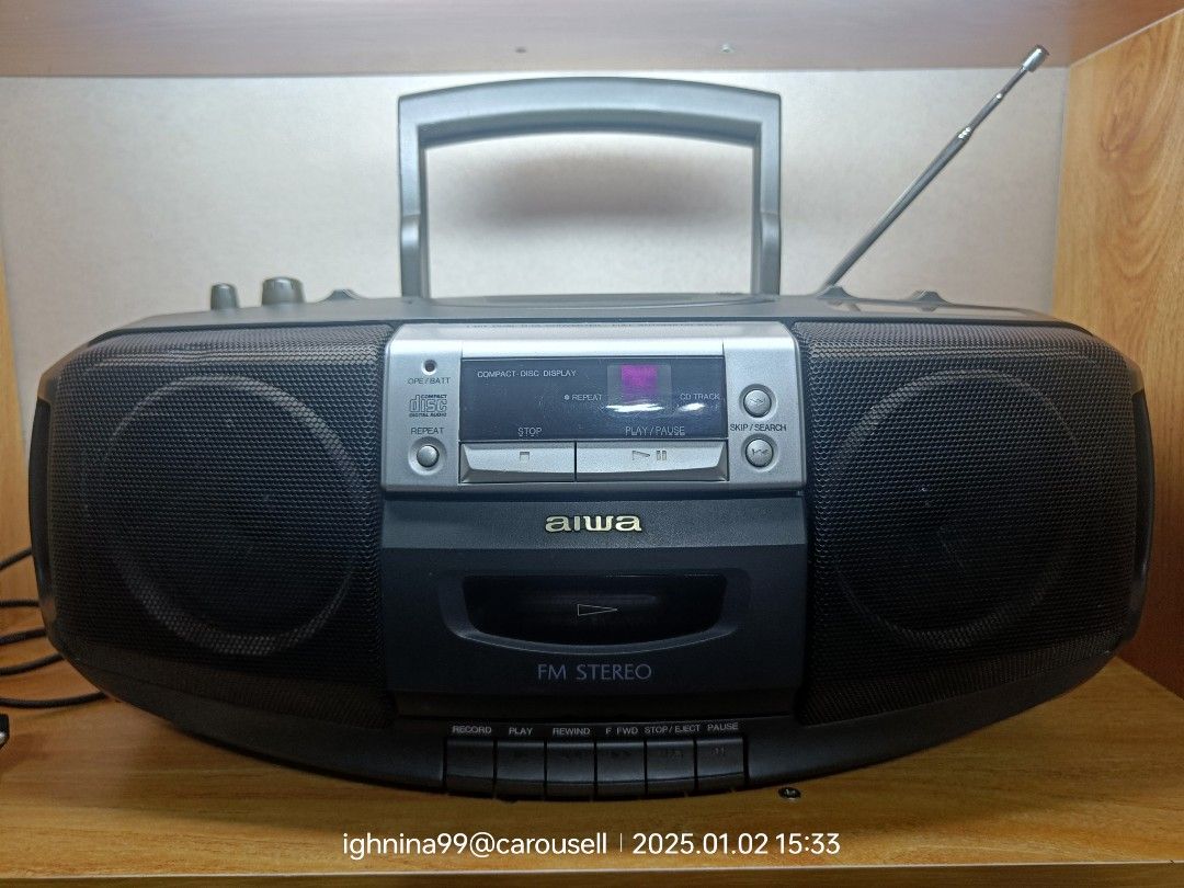 Fully Functions AIWA Stereo Compo CD Cassette Recorder CSD-ES235HR ...