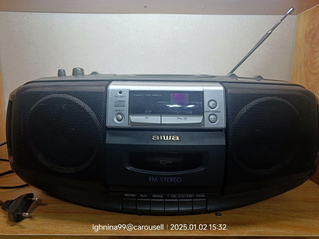 Fully Functions AIWA Stereo Compo CD Cassette Recorder CSD-ES235HR ...