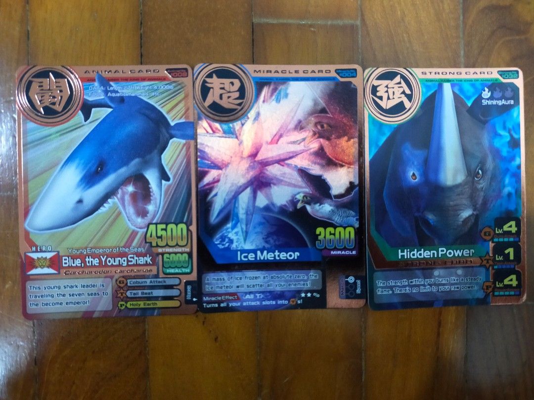 Animal Kaiser Plus- The King Of Animals Bronze Rare 3in1 set cards ...