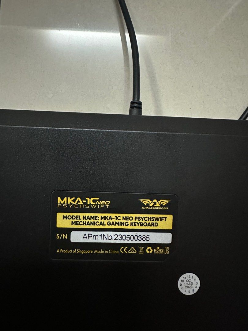 Armaggeddon MKA 1C Neo LED Backlight Mechanical Gaming Keyboard 61 Key ...