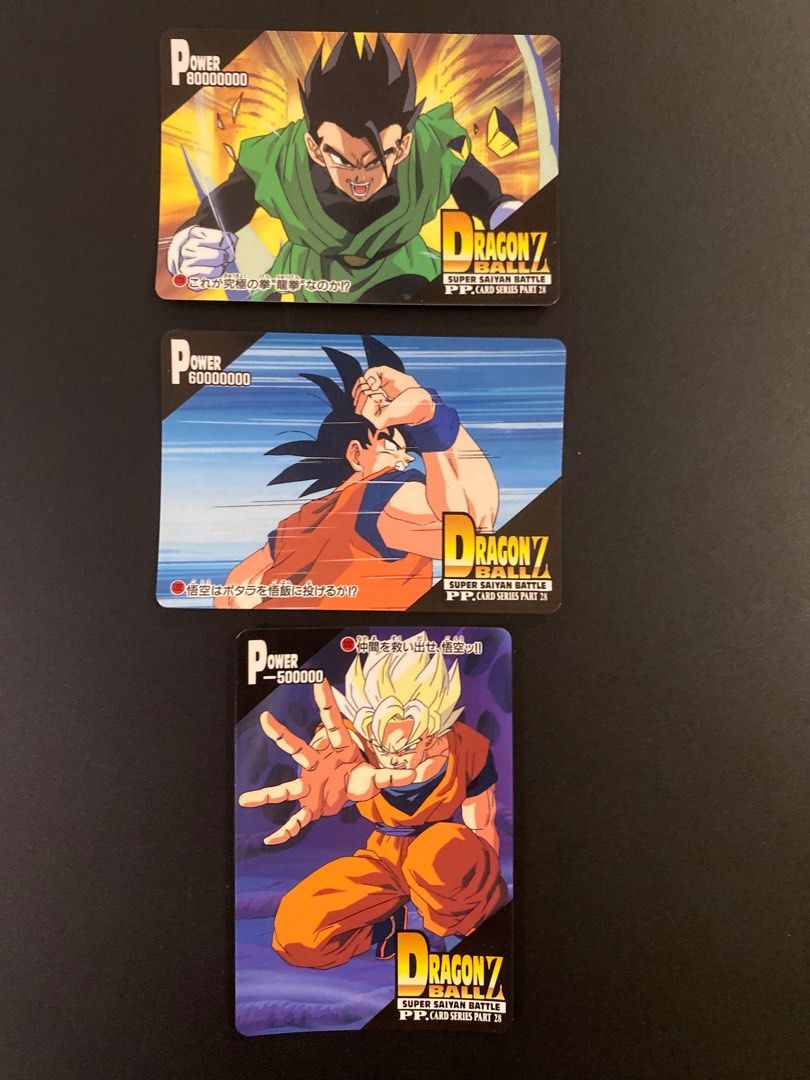 Bandai Dragonball PP cards set, Hobbies & Toys, Collectibles ...