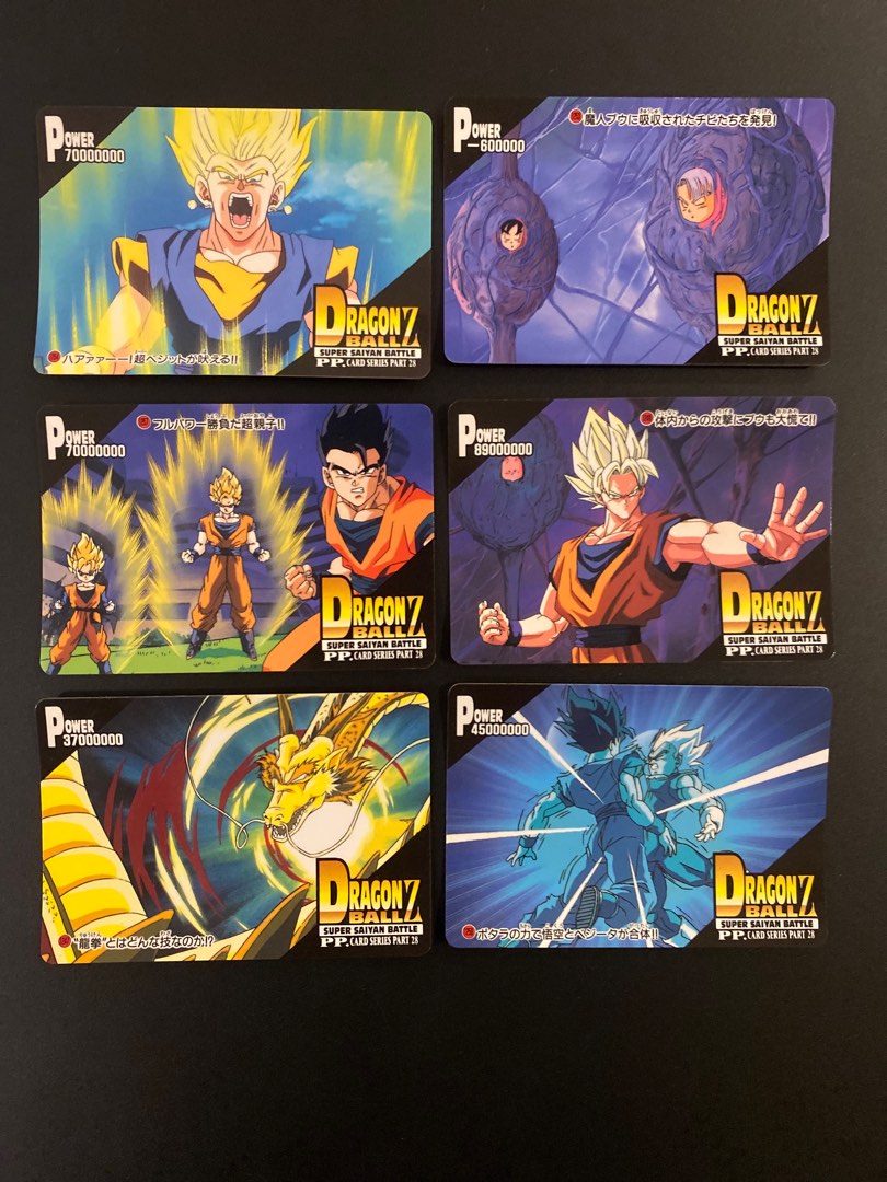 Bandai Dragonball PP cards set, Hobbies & Toys, Collectibles ...