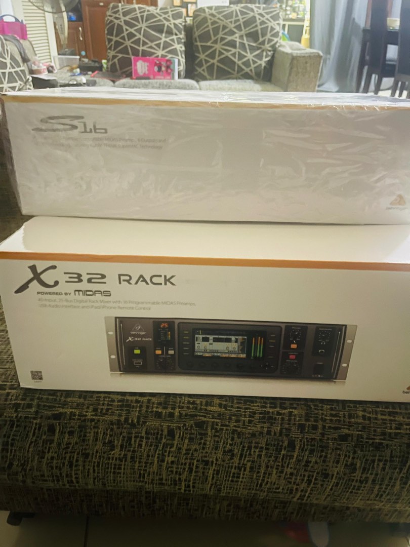 Behringer X32 rack + S16 stage box, Audio, Other Audio Equipment on ...