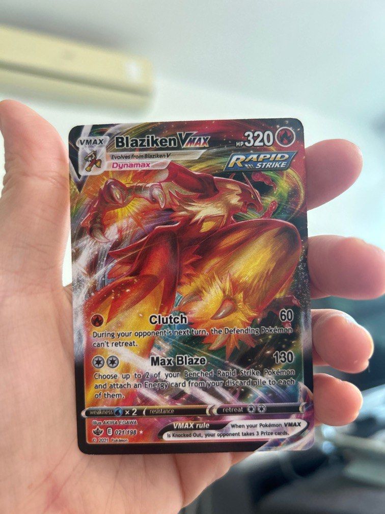Blaziken Vmax pokemon card, Hobbies & Toys, Collectibles & Memorabilia ...