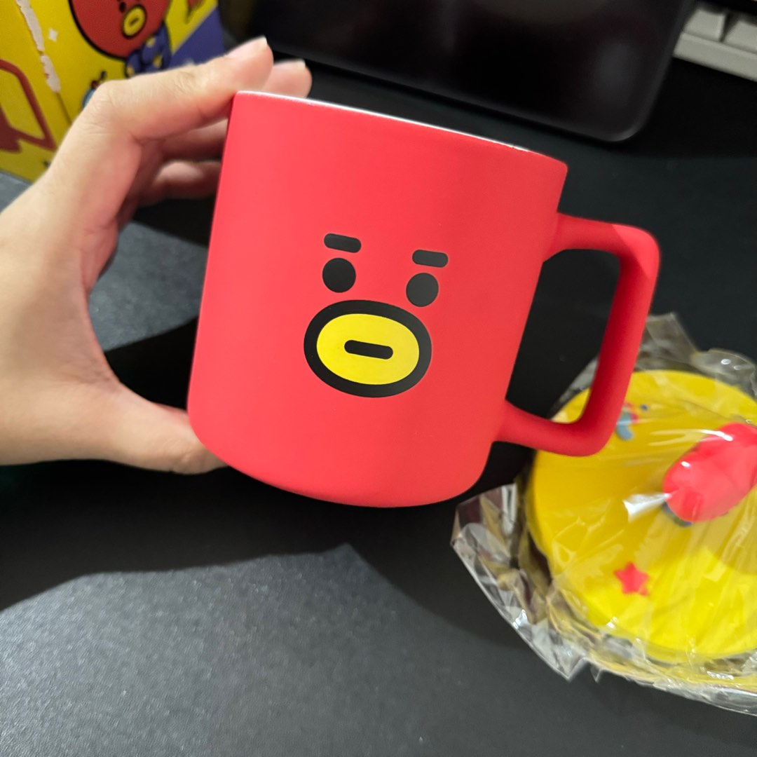 bts bt21 miniso tata mug, Hobbies & Toys, Memorabilia & Collectibles ...