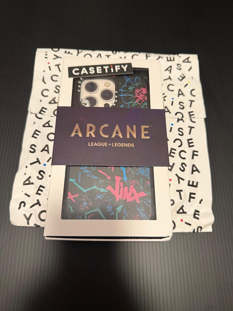 Casetify Arcane Collab Jinx Graffiti (iPhone 16 pro max), Mobile Phones ...