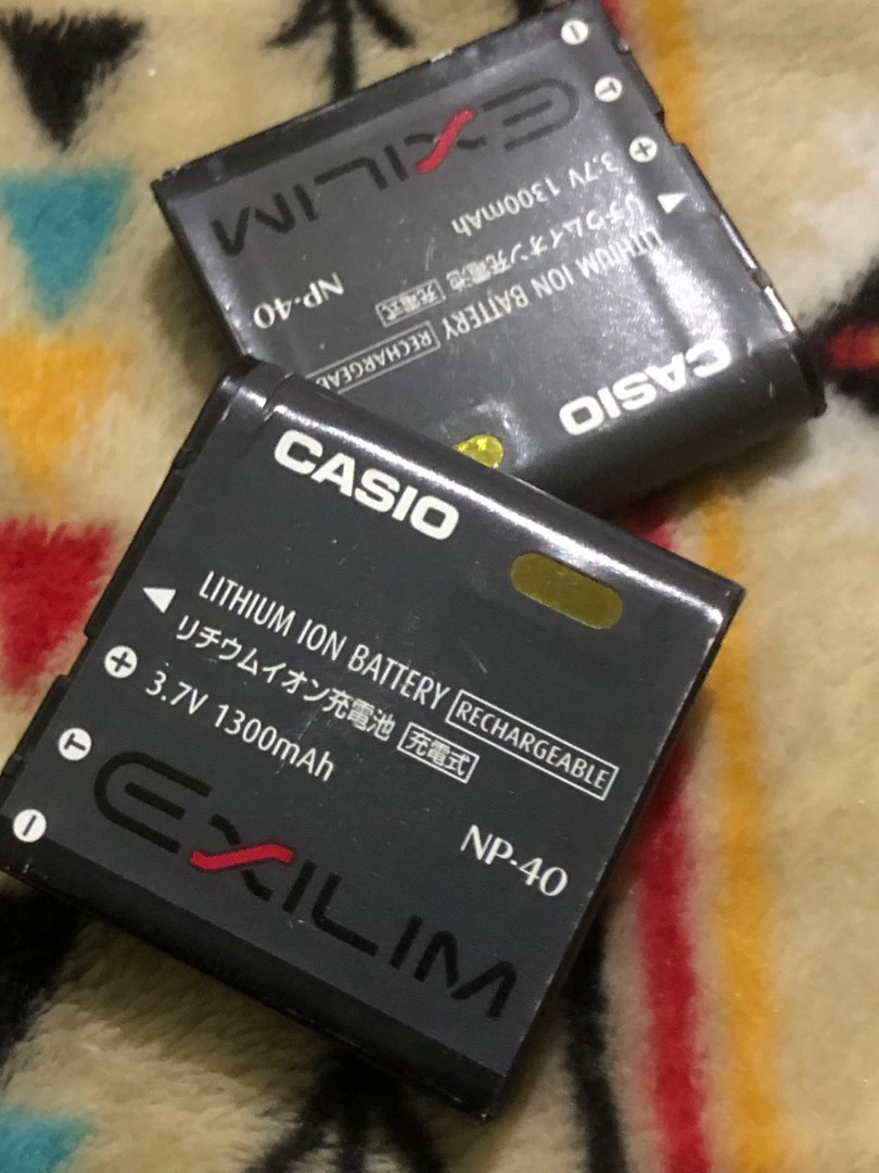 Casio exilim np-40 battery packs untested, Photography, Photography ...