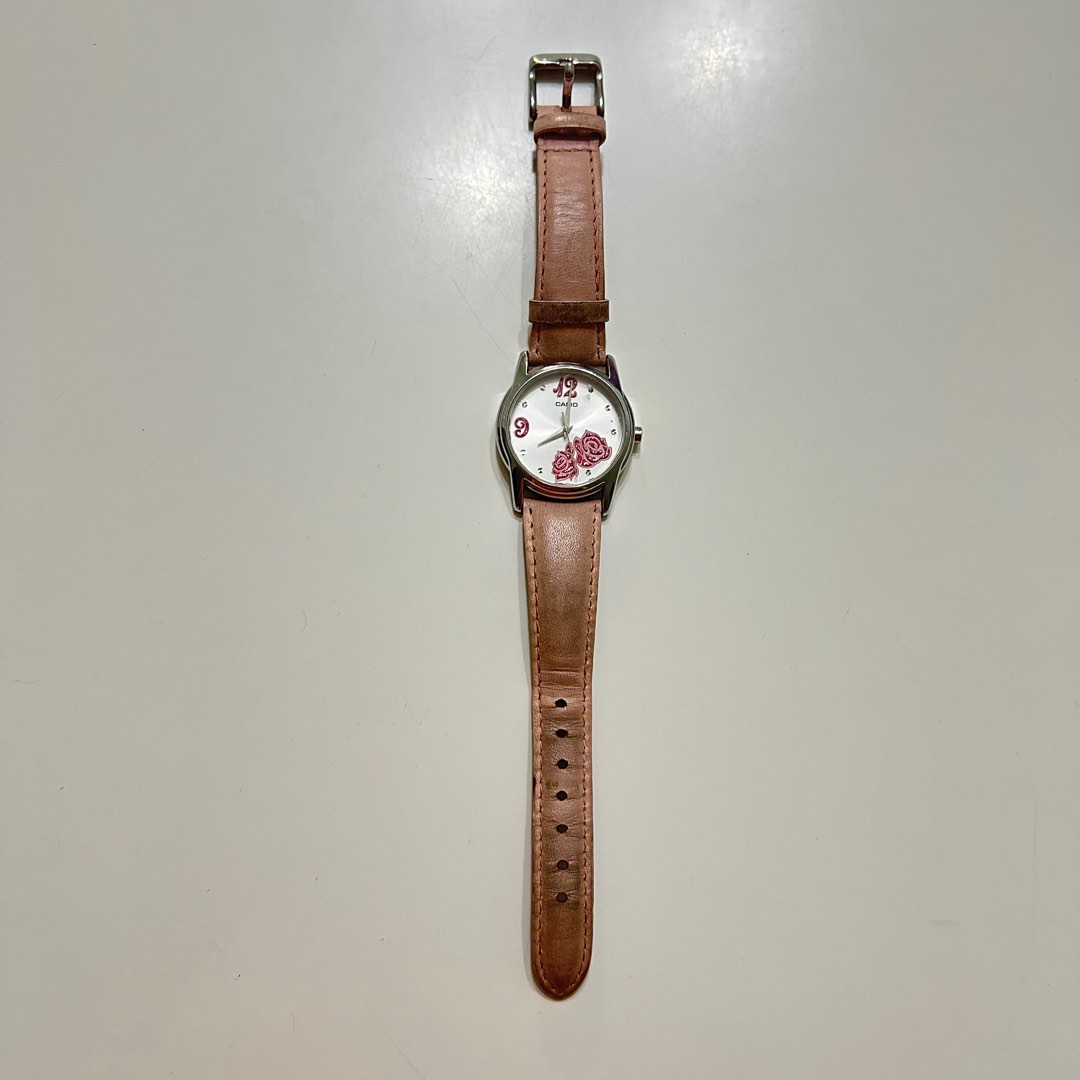 Casio Pink Flower Watch, Women's Fashion, Watches & Accessories ...