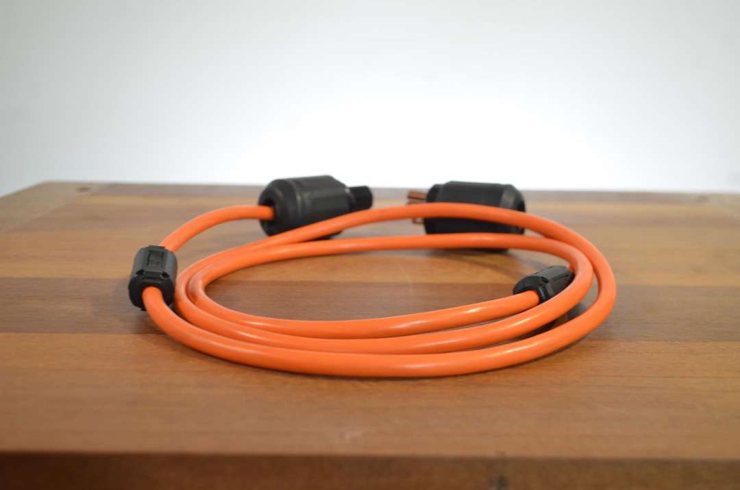 CAV Orange Power Cord 1.6Meter (Used), Audio, Portable Audio ...