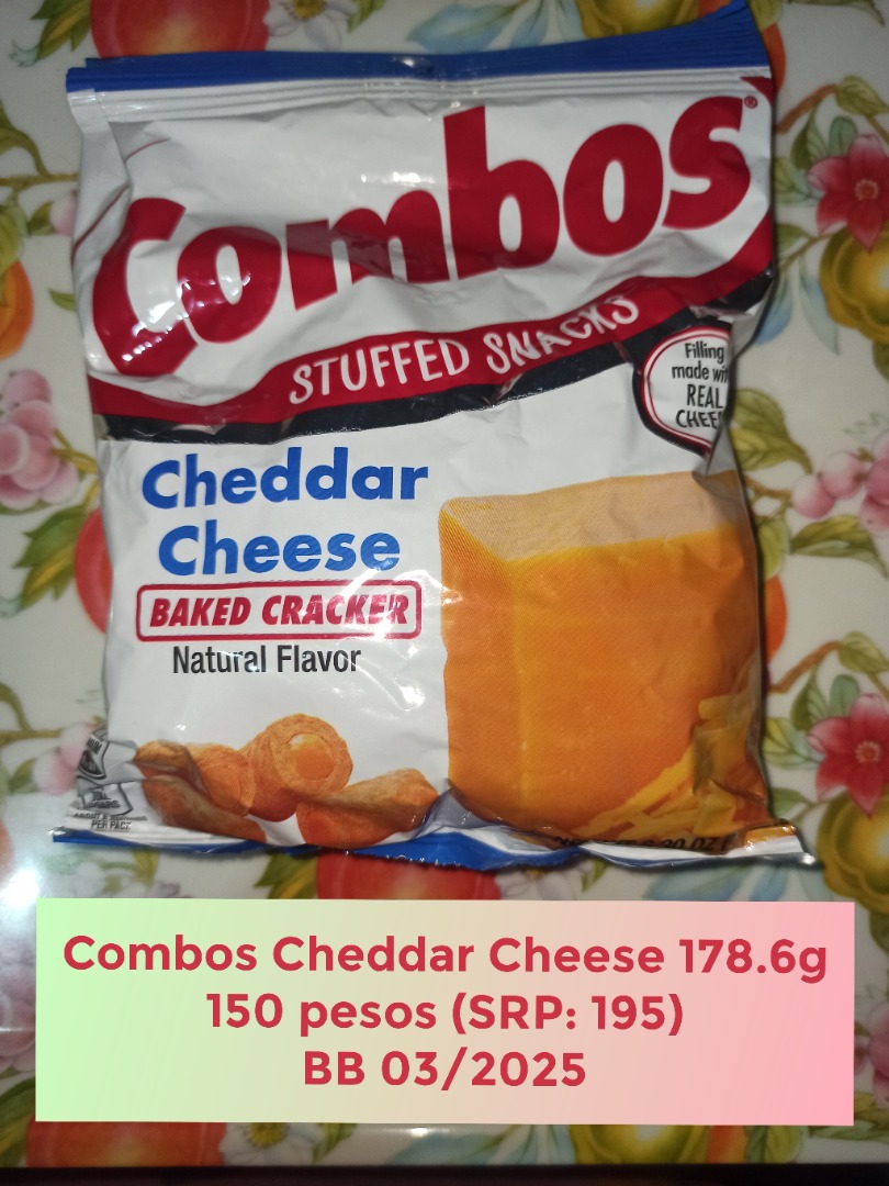 Combos Cheddar Cheese 178.6g, Food & Drinks, Other Food & Drinks on ...