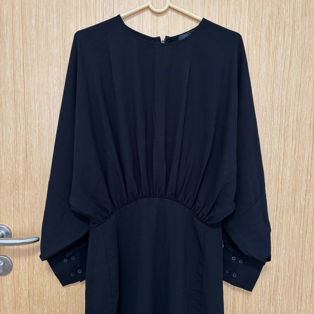 COS Gathered Midi Dress, Women's Fashion, Dresses & Sets, Dresses on ...