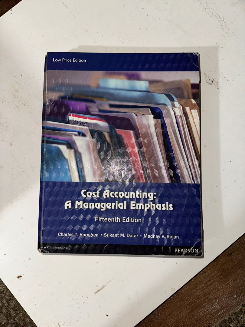 Cost Accounting Book - Horngren, Hobbies & Toys, Books & Magazines ...