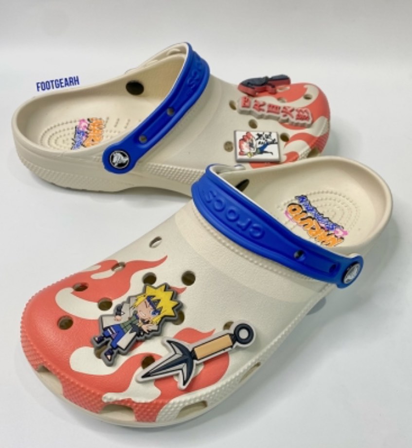 CROCS X Naruto Shippuden Minato crocs, Men's Fashion, Footwear ...