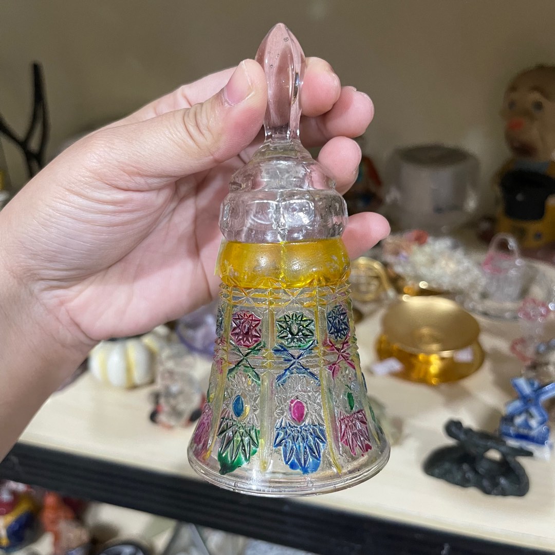 Crystal Glass Bell, Hobbies & Toys, Memorabilia & Collectibles, Vintage ...