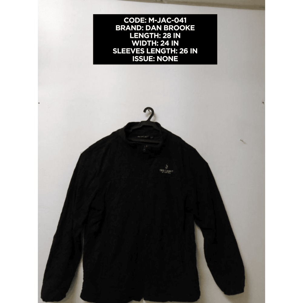 Dan Brooke Black Jacket, Men's Fashion, Coats, Jackets and Outerwear on ...