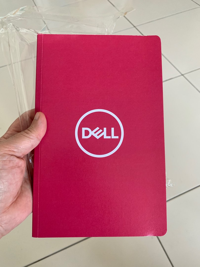 Dell Red Writing Notebook (limited edition) line papers, Hobbies & Toys ...