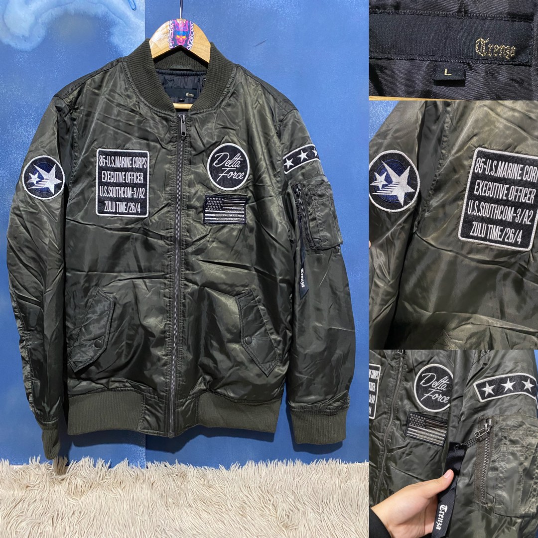 Delta Force Bomber Jacket, Men's Fashion, Coats, Jackets and Outerwear ...
