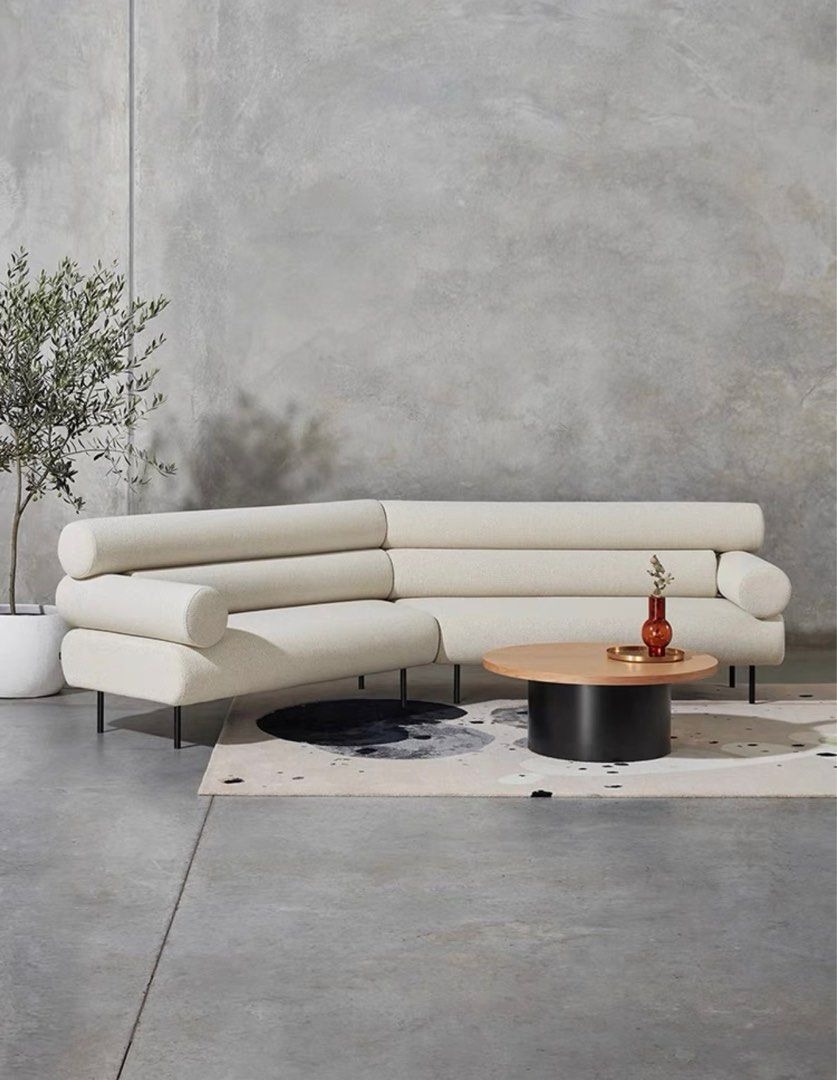 DEVU Modern Fabric Sofa, Furniture & Home Living, Furniture, Sofas on ...