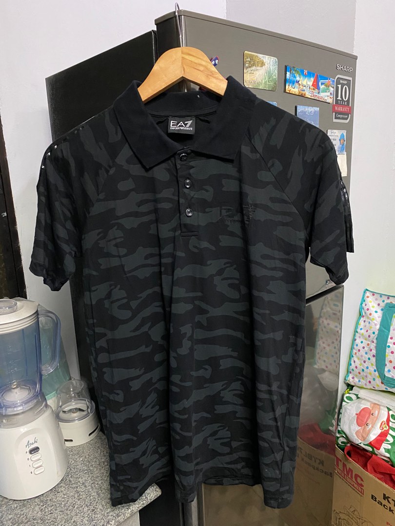 Emporio Armani Camou, Men's Fashion, Tops & Sets, Tshirts & Polo Shirts ...