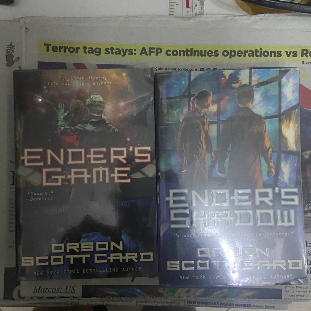 Enders Game and Enders Shadow by Orson Scott Card (Bundle), Hobbies ...