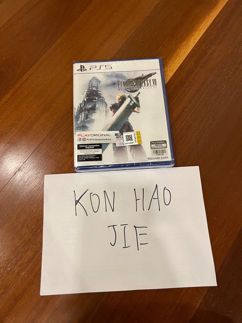 Final fantasy 7 remake integrade, Video Gaming, Video Games ...