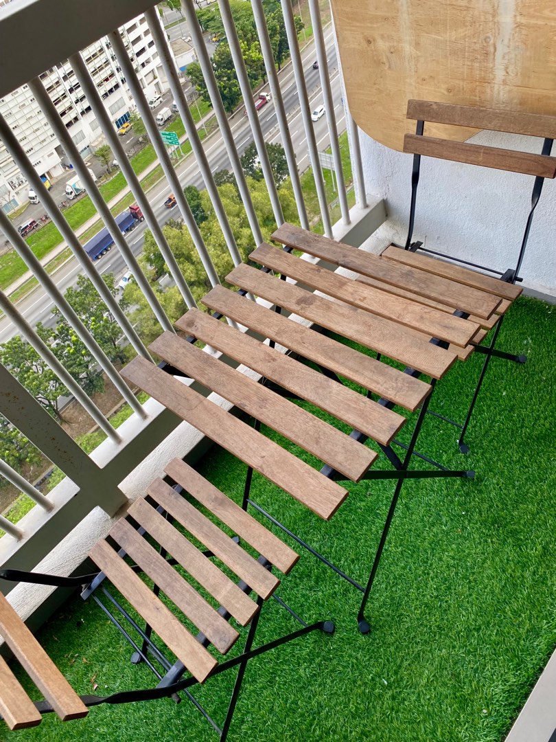 Ikea Tarno Outdoor Table Set, Furniture & Home Living, Outdoor ...