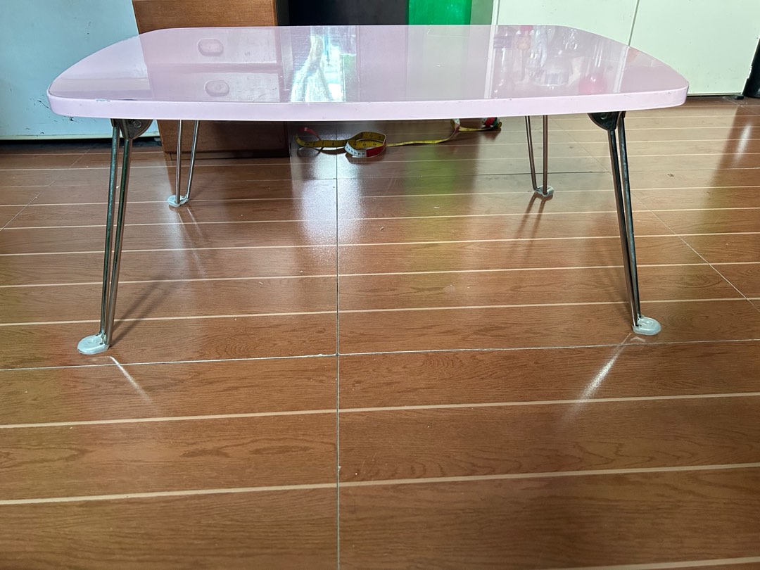 Low Folding Table|Pink, Furniture & Home Living, Kitchenware ...