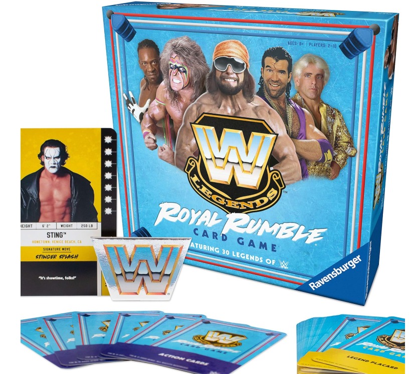 JE-Ravensburger WWE Legends Royal Rumble Card Game for Kids and Adults ...