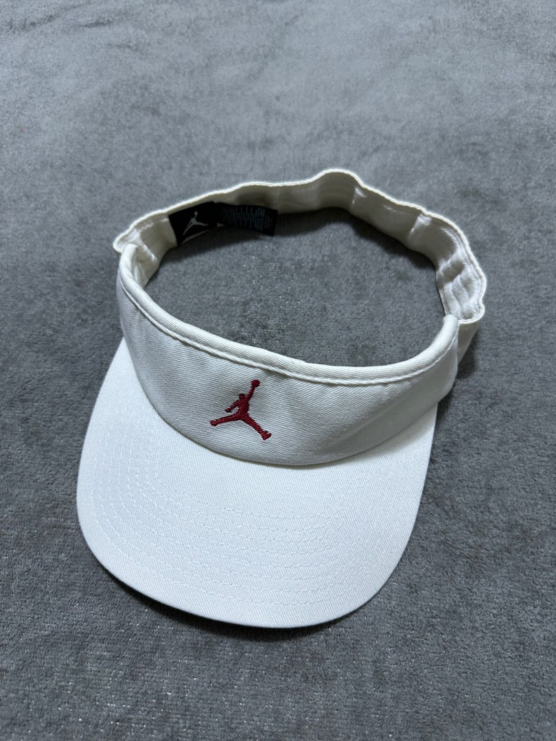Jordan - OG Red Logo - Visor Hat, Men's Fashion, Watches & Accessories ...