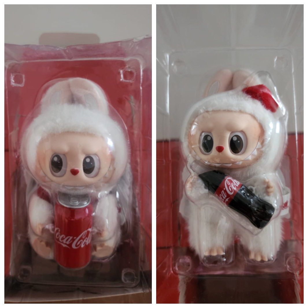 Labubu Coca Cola Coke Vinyl Plush Popmart One Pair, Hobbies & Toys ...