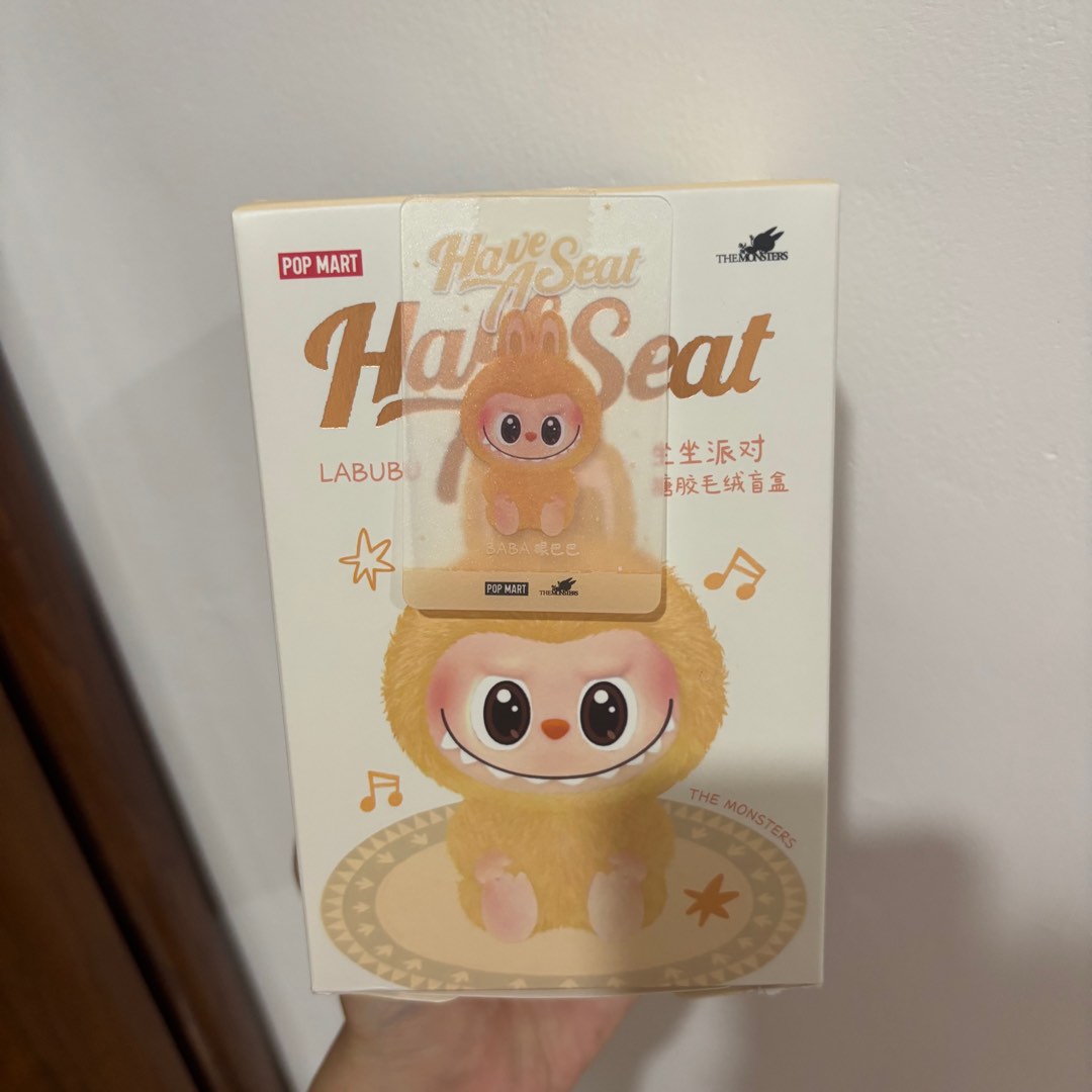 Labubu Have A Seat - BABA, Toys & Collectibles, Mainan di Carousell