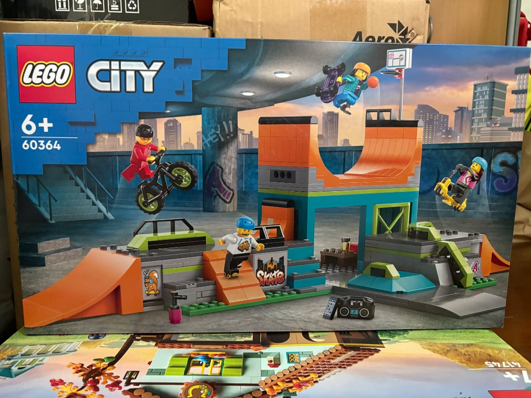 LEGO City 60364 Street Skate Park Building Toy Set, Hobbies & Toys ...