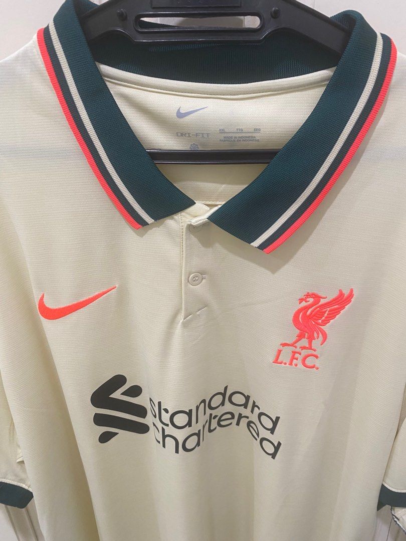Liverpool FC 2021/2022 Away Kit with Premier League Patch, Men's ...