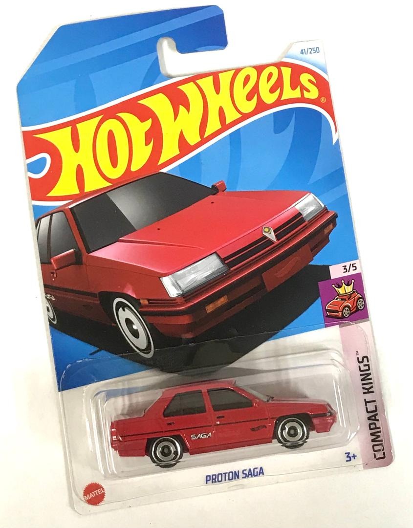 Mazuma TC140 Hot Wheels LOCAL CARD Proton Saga "Compact Kings Red" *41/250, Hobbies & Toys, Toys ...