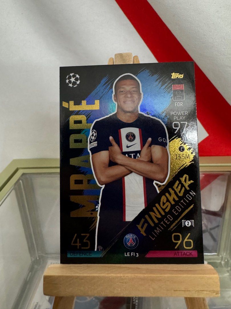Mbappe - Toops Finisher Limited Edition Match Attax PSG Card, Hobbies & Toys, Toys & Games on ...